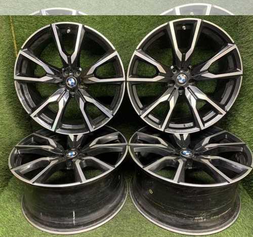 4 шт. Диски BMW Performance R22 5*112 BMW Performance X7 V-Spoke original с датчиками давления Разно