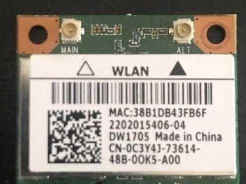 Wifi Qualcomm Atheros DW1705 Mini PCI