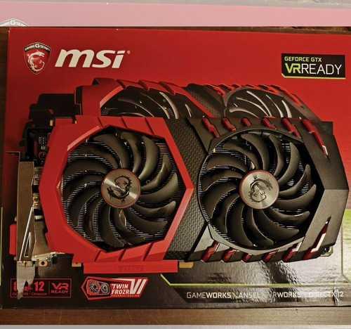 Видеокарта MSI GTX 1070 8GB GamingX