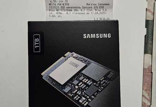 1000 гб SSD M.2 Samsung 970 EVO Plus MZ-V7S1T0BW