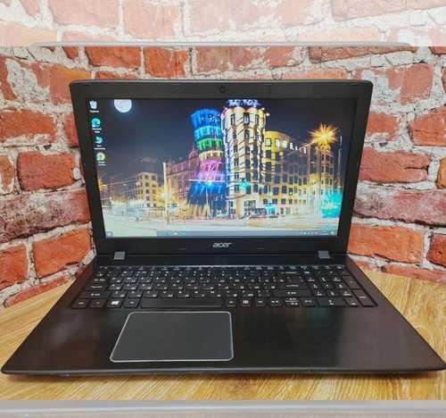 Игровой ноутбук Acer E5 с проц i7 и FullHD