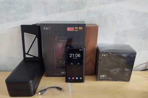 FiiO M15+чехол+докстанция FiiO DK1+FiiO HB4