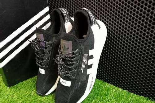 Кроссовки новые Adidas NMD чёрные все размеры