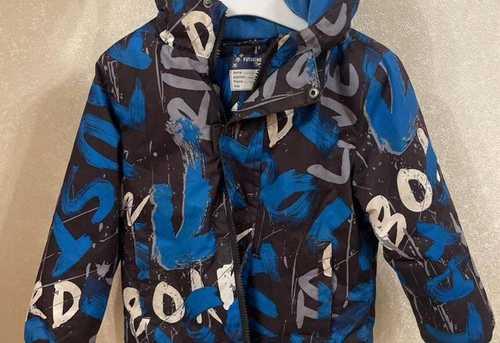 Куртка футурино синяя на мальчика 104-110