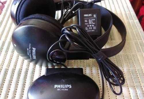 Беспроводные наушники philips