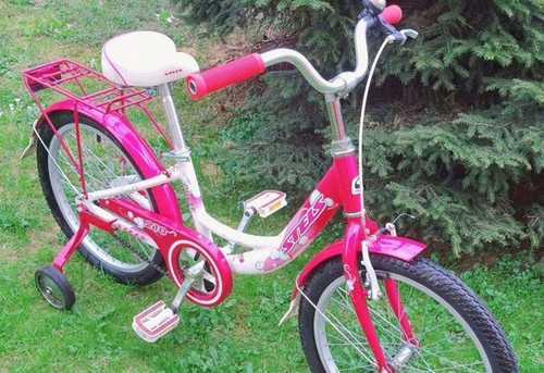 Велосипед детский 20 дюймов для девочки розовый