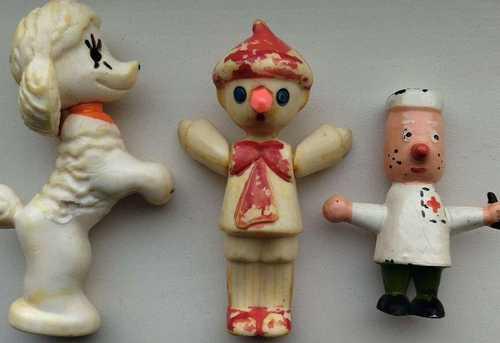 Фигурки СССР игрушки колкий пластик