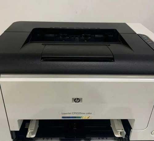 Цветной принтер c Вай Фай HP Color LJ CP1025nw