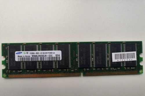 Оперативная память Samsung DDR 1GB dimm PC-3200