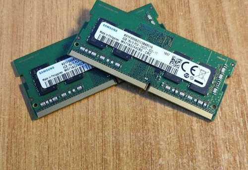 Оперативная память Samsung DDR 4 8GB 2x4GB