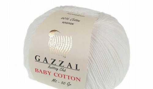 Пряжа Gazzal Baby Cotton (Газзал Беби Коттон)