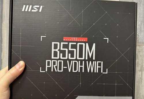 Материнская плата MSI B550M pro vdh wifi