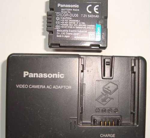 Адаптер на видеокамеру Panasonic с батареей