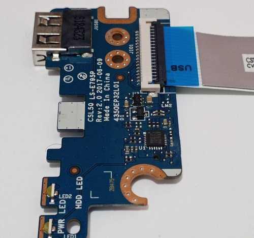 Плата индикации USB HP 15-RA (15-RA058UR и другие