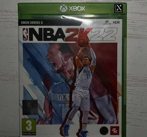 Диск NBA 2K22 на xbox series X