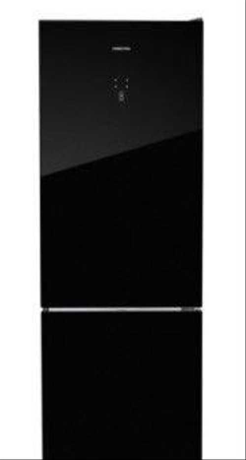 Холодильник Hiberg RFC-375DX nfgb (черное стекло)