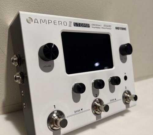 Hotone ampero II stomp - гитарный процессор