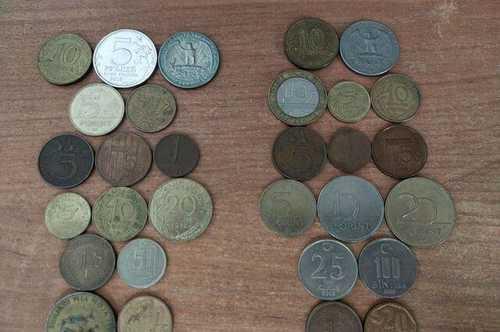 Монеты Рф, Сша, Европа, Африка