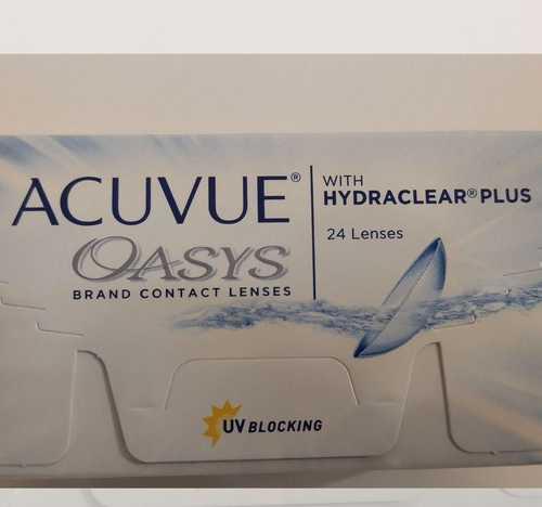 Линзы контактные acuvue oasys D-6.5 BC 8.8 24шт