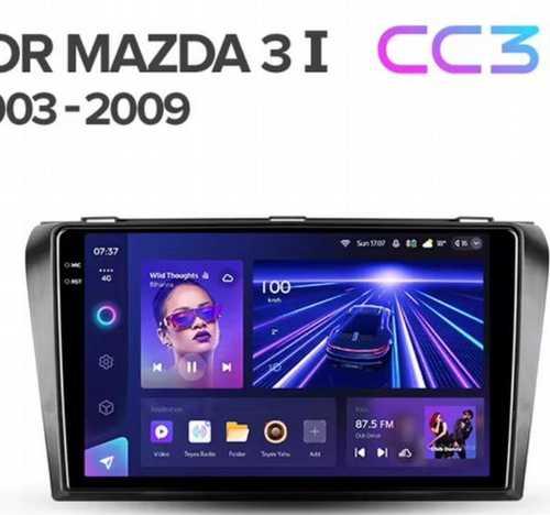 Магнитола Teyes CC3 2K 4/32 Гб.Mazda3 2003 - 2009