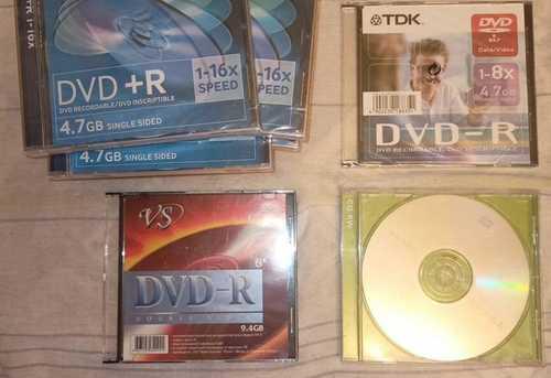 DVD диски чистые болванки