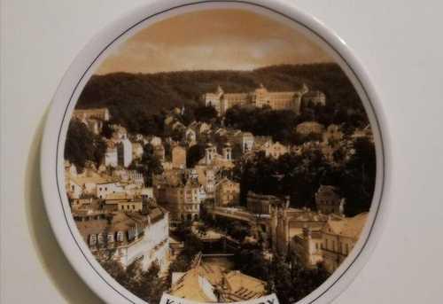 Тарелка настенная декоративная Карловы Вары Чехия
