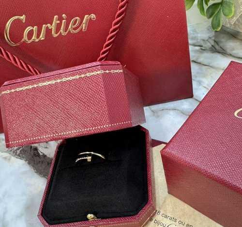 Кольцо Cartier гвоздь желтое золото