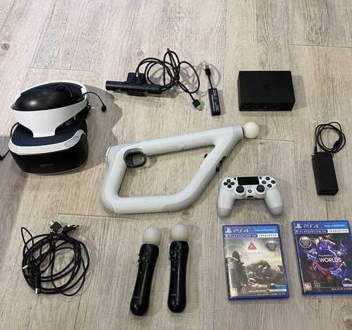 Sony playstation 4 vr шлем   комплект