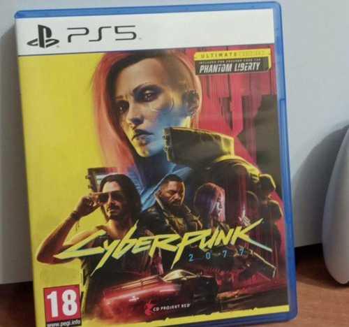 Диск Cyberpunk 2077 Ultimate edition PS5