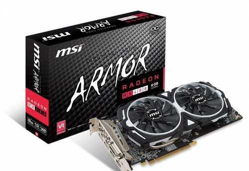 Видеокарта MSI AMD Radeon RX 480 armor OC 8 GB
