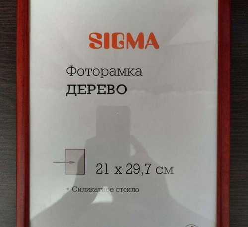 Фоторамка Sigma вишня А4