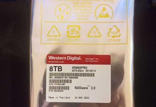 Жесткий диск WD Red Pro WD8003ffbx 2 шт