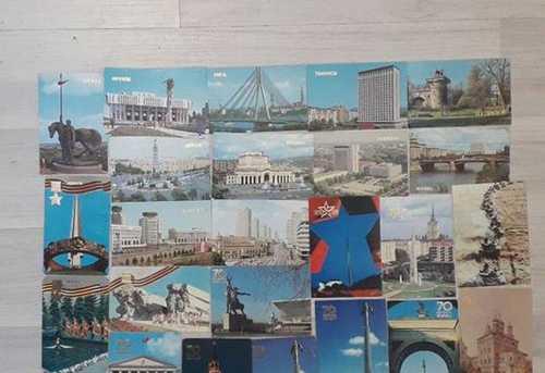 Карманные календарики СССР с городами