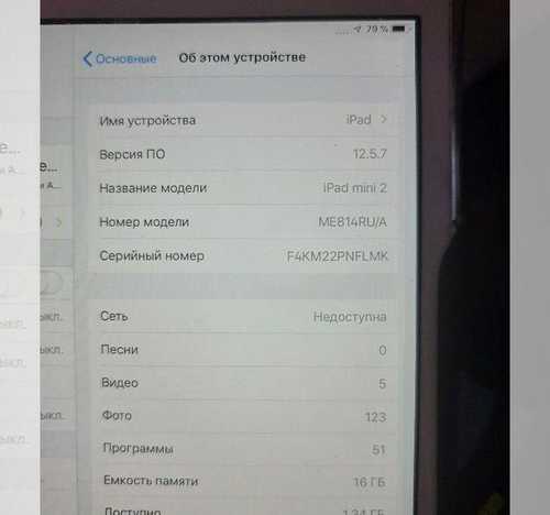 iPad mini 2 ios 12.5.7 с непромокаемым чехлом