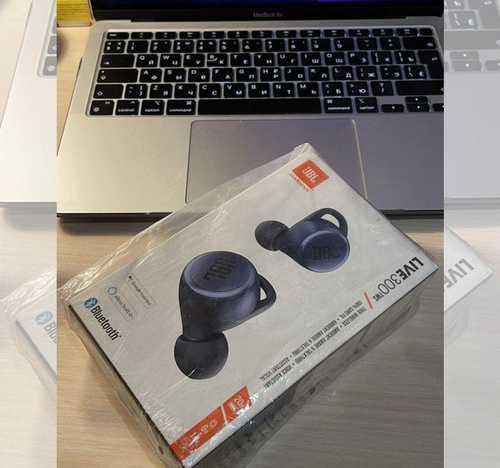 Беспроводные наушники JBL Live 300 TWS Blue