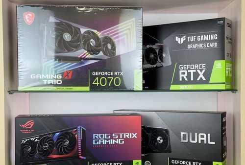 Видеокарты Новые RTX 4080/4070/3060, Гарантия