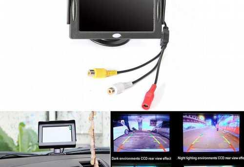 CAR partner TFT-LCD Color Monitor 2 video inputs