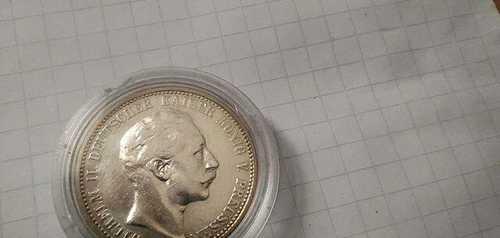 Три монеты 2 марки Пруссия