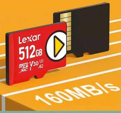 Карта памяти MicroSD Lexar 256/512 gb. Nintendo