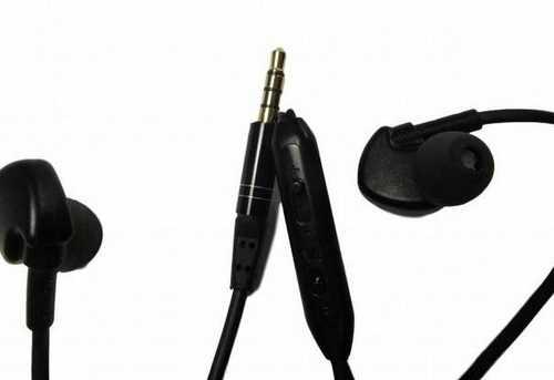 Наушники S6 с микрофоном, Черные (универсальный пу