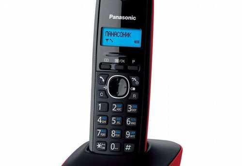 Радиотелефон Panasonic KX-TG1611RUR, красный