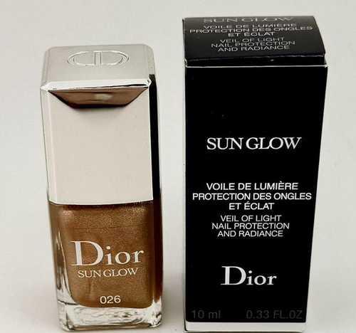 Dior лак для ногтей 026 sun glow