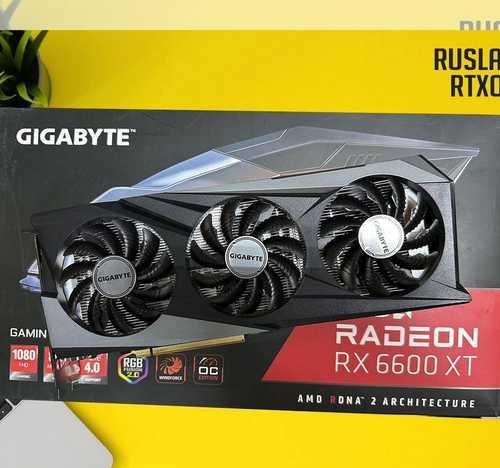 Видеокарта RX 6600 XT Gigabyte Gaming 8GB