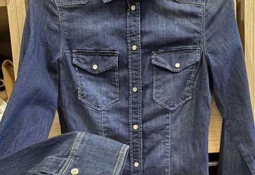 Рубашка джинсовая женская liu jo 38-40 новая