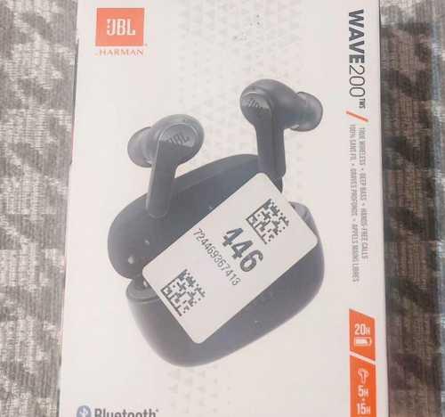 Беспроводные наушники jbl wave 200tws 100%оригинал