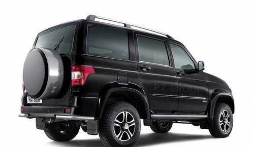 Защита заднего бампера угловая d63 мм (нпс) Uaz Pa