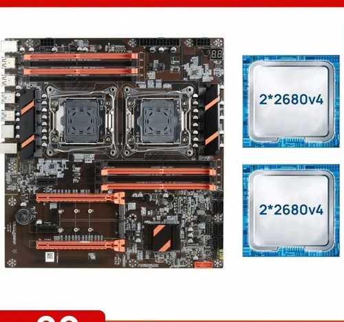 Atermiter X99 Dual   2 Xeon 2680v4