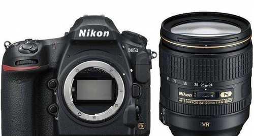 Nikon D850 KIT 24-120mm новый обмен