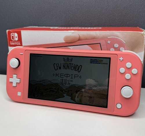 Nintendo Switch Lite 128Gb прошитая чипом