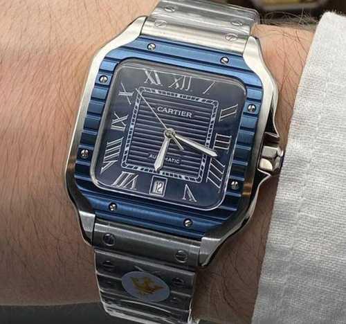 Часы мужские Cartier c гарантией год